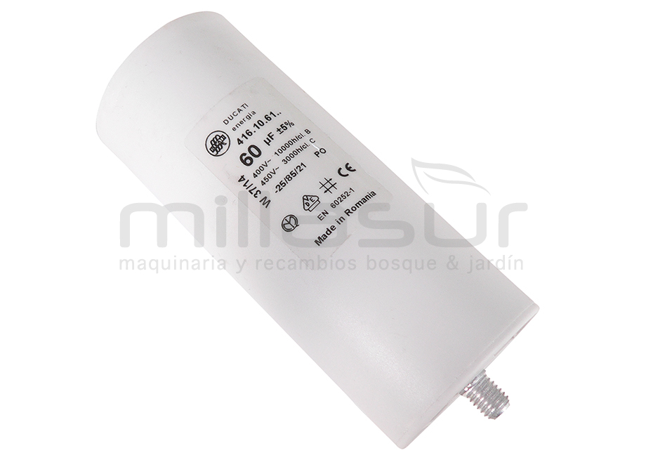 CONDENSADOR 60 uF | Millasur | Maquinaria y recambios para bosque & jardín